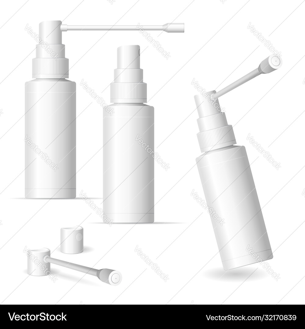 Matte plastic bottle Royalty Free Vector Image