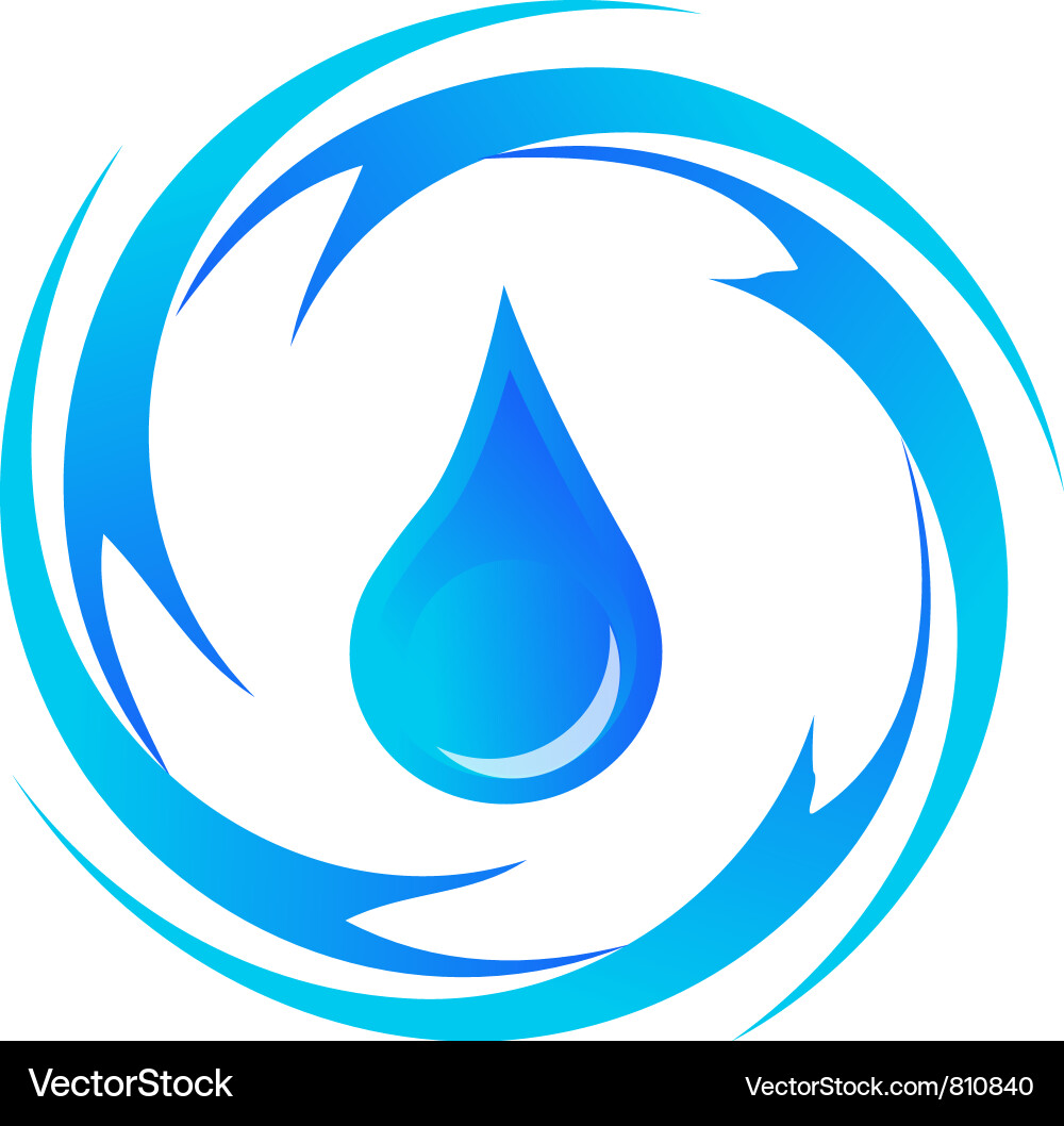 Abstract Water Drop Royalty Free Vector Image - VectorStock