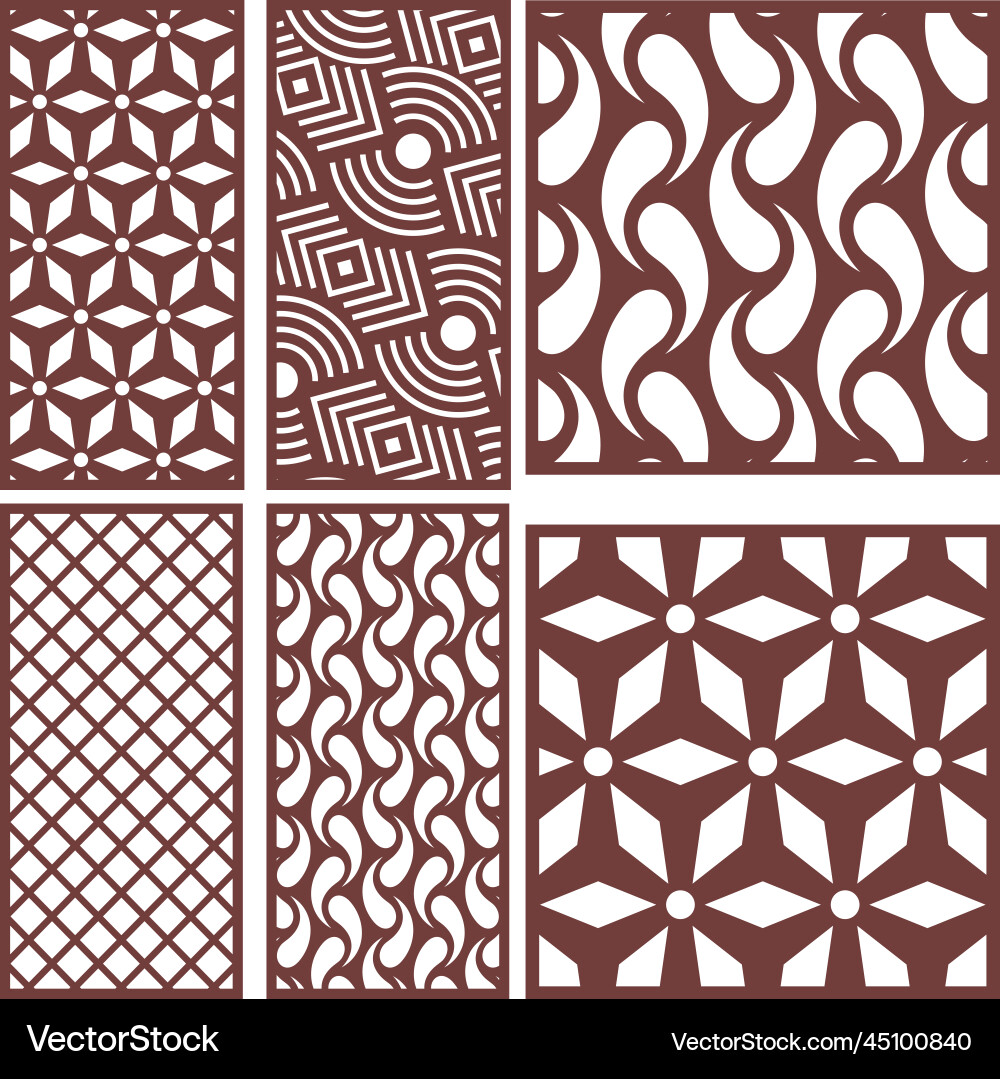 Jali design for graphic Royalty Free Vector Image