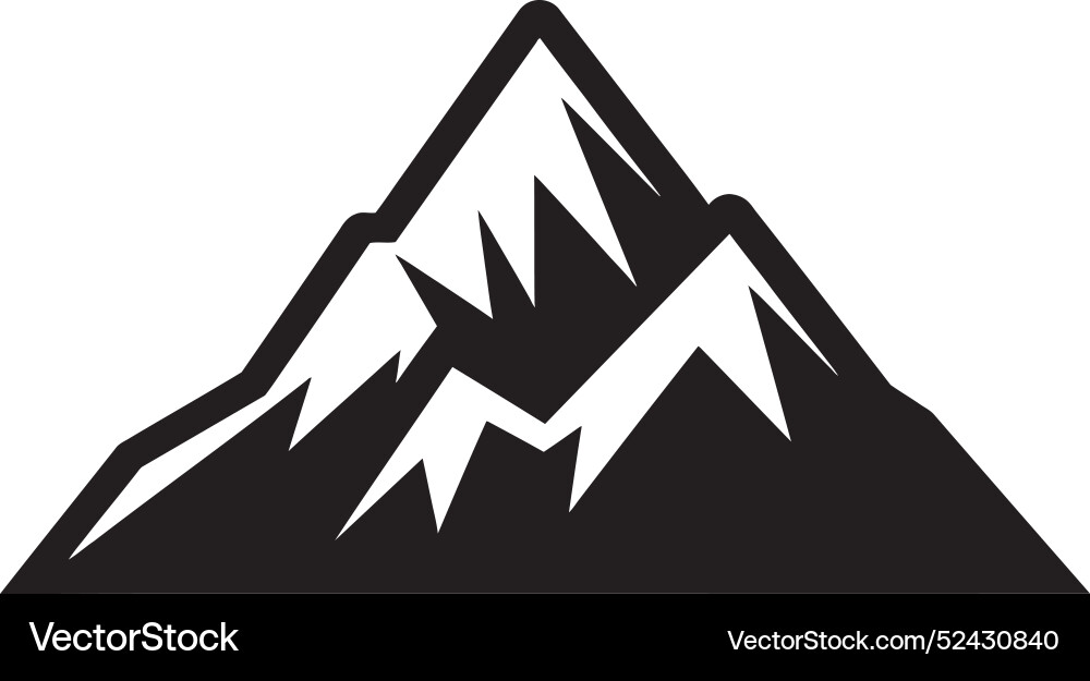 Obsidian summit majesty Royalty Free Vector Image