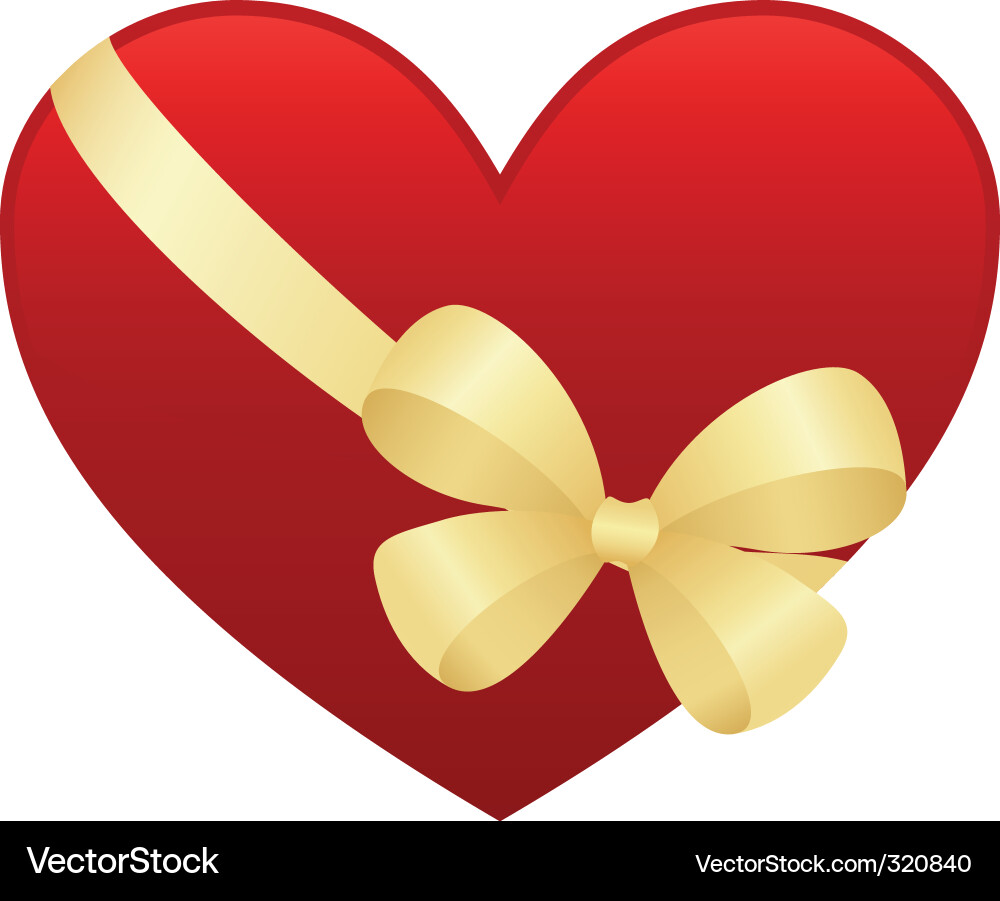 Red heart Royalty Free Vector Image - VectorStock