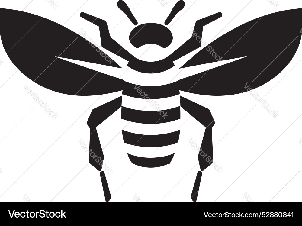 Deadly tarantula hawk logo insect warrior emblem Vector Image