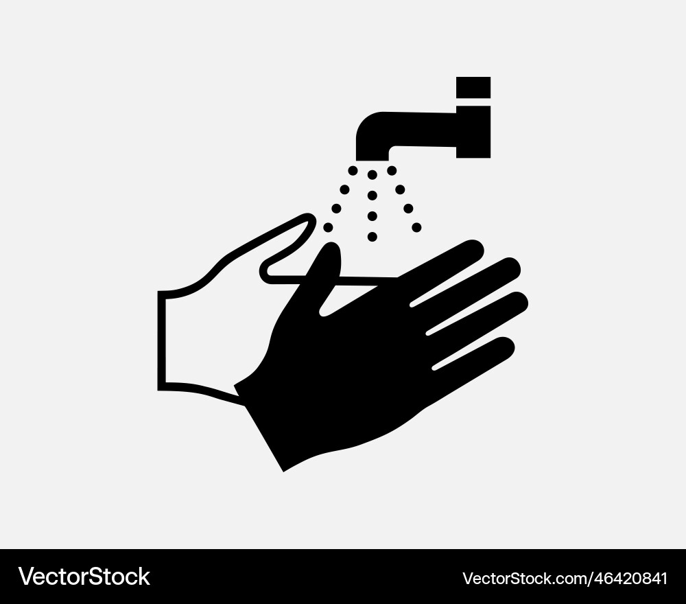 Handwashing icon Royalty Free Vector Image - VectorStock