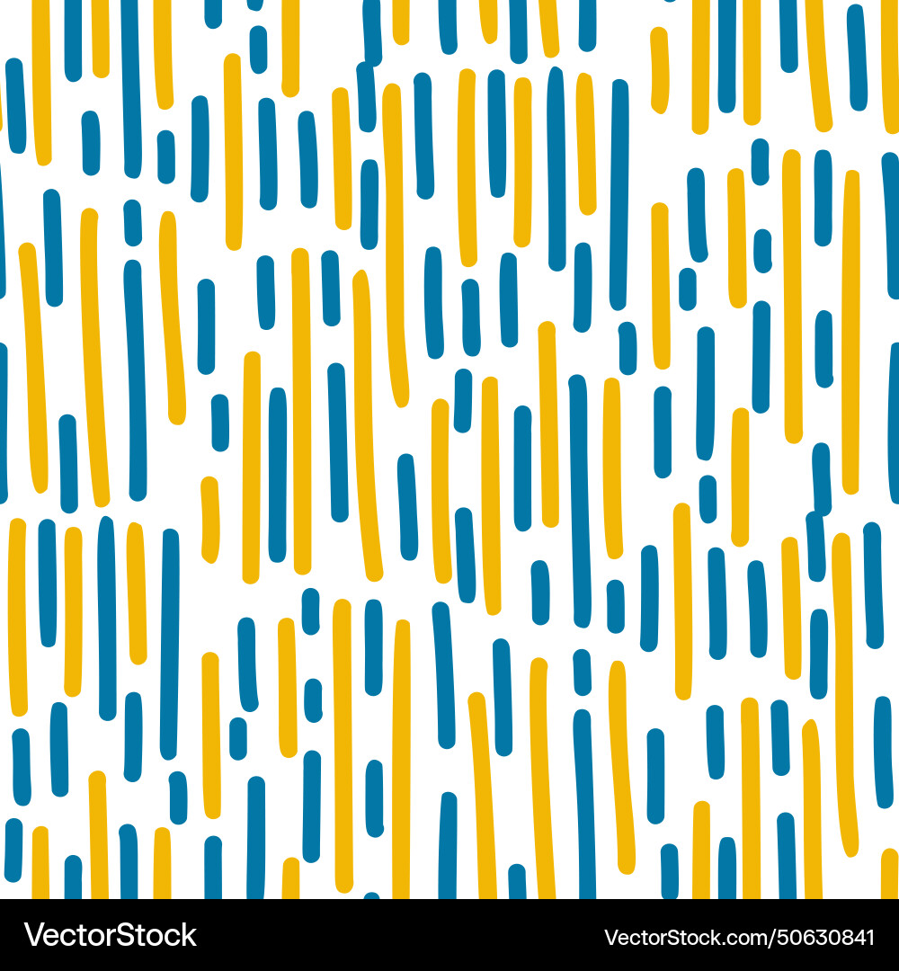 Seamless pattern with a simple abstract drawing Vector Image