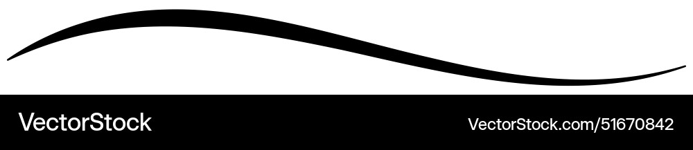 Arabic curve decorative line glare for islamic Vector Image