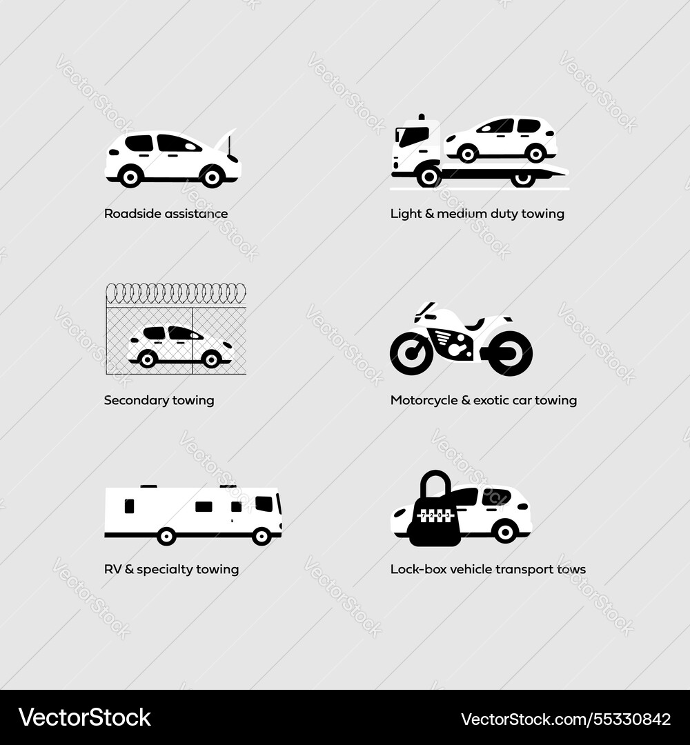 Transport vehicles Royalty Free Vector Image - VectorStock