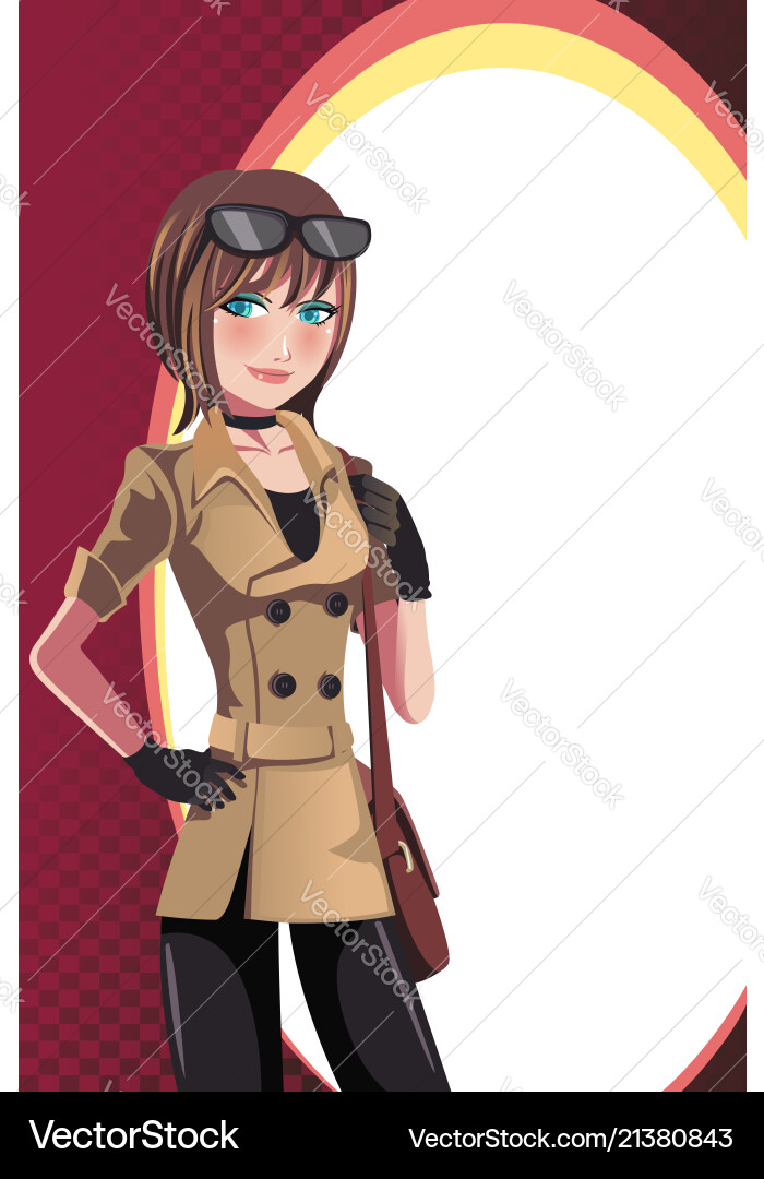 Beautiful girl Royalty Free Vector Image - VectorStock