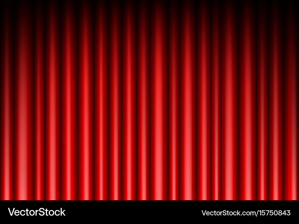 Curtain of red background Royalty Free Vector Image
