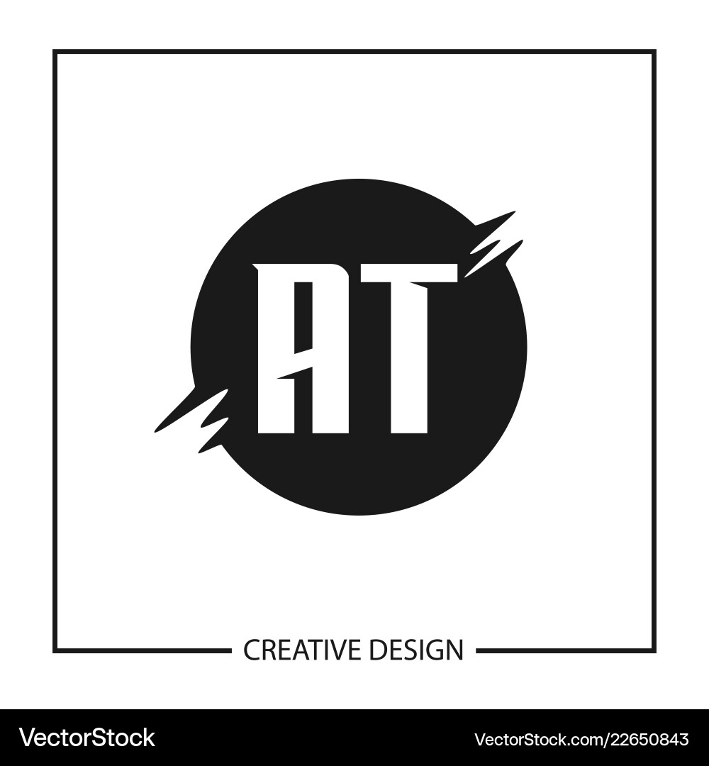 Initial letter at logo template design Royalty Free Vector