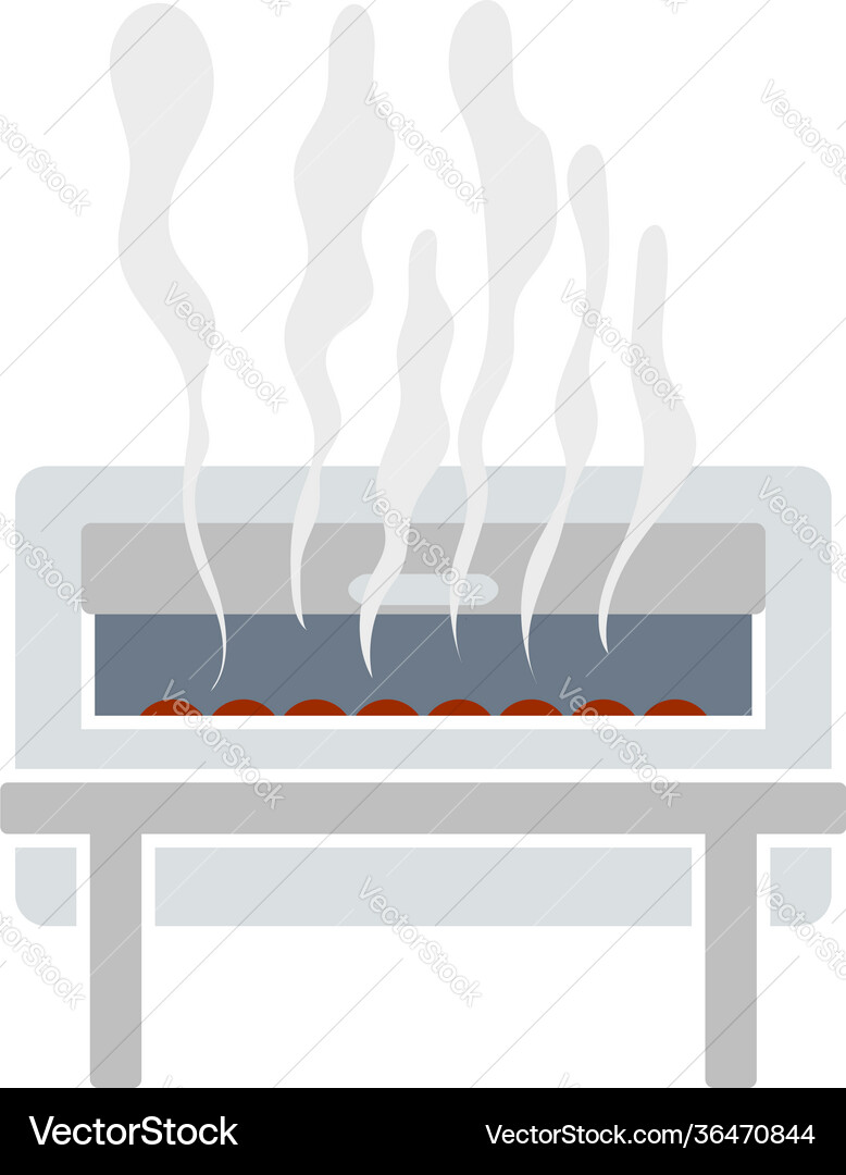 Chafing dish icon Royalty Free Vector Image - VectorStock