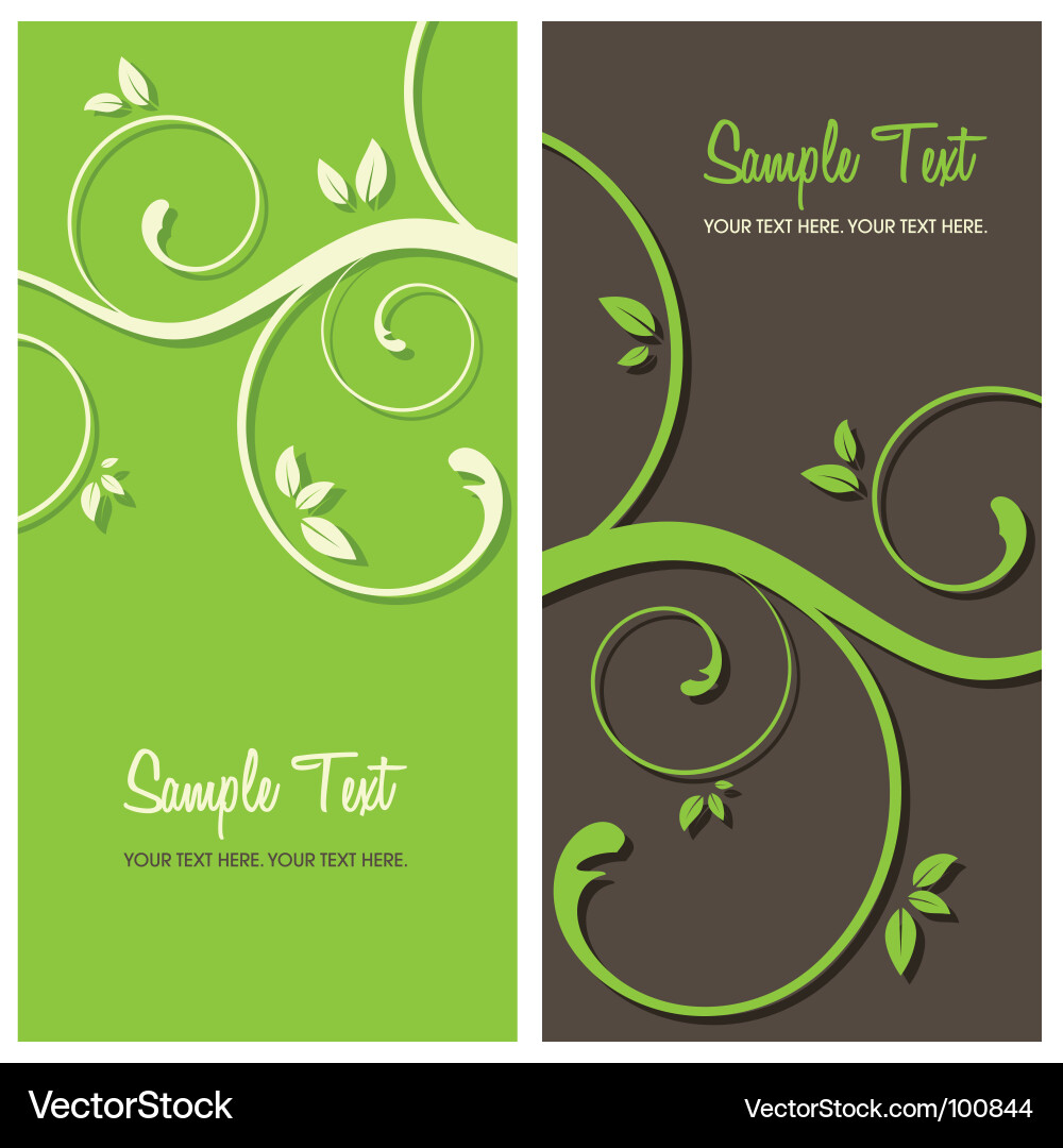 Floral card background Royalty Free Vector Image