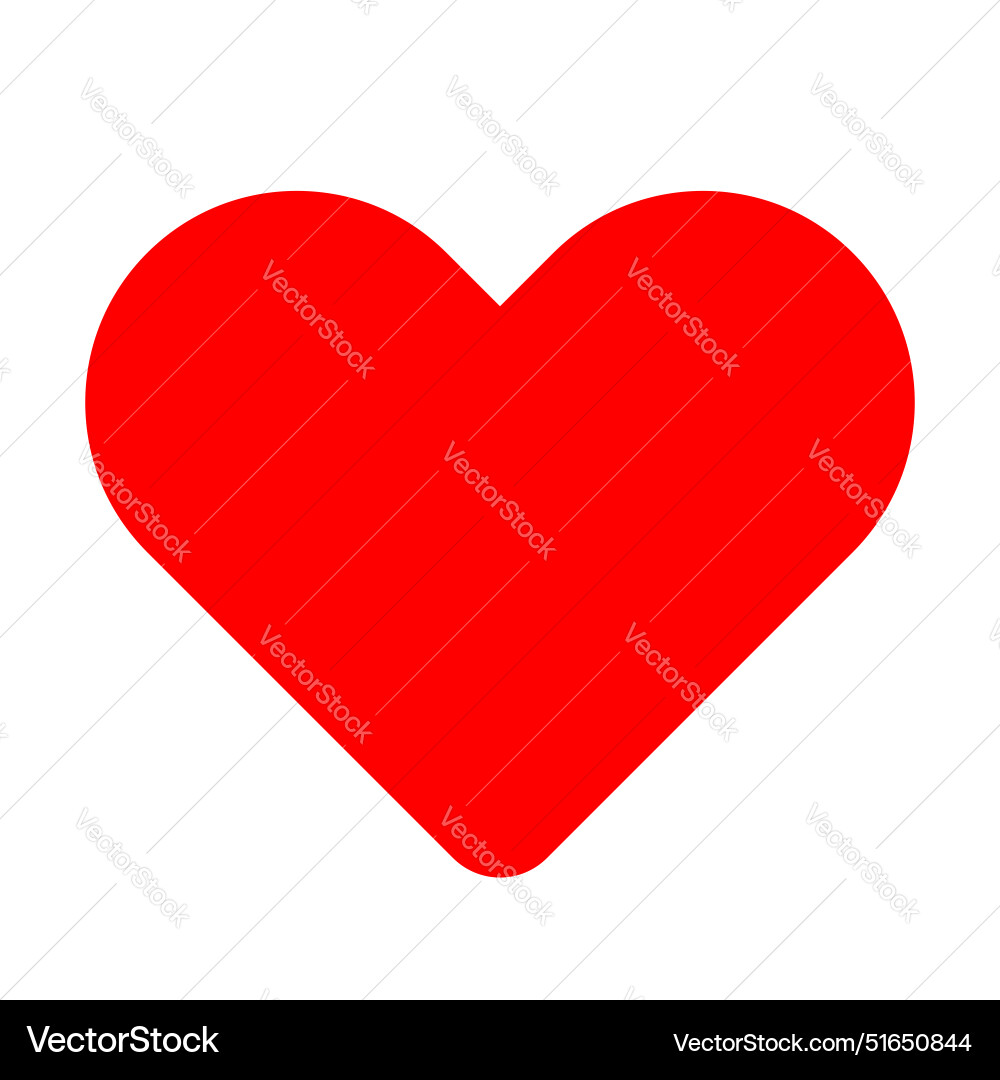 Heart shape icon symbol Royalty Free Vector Image