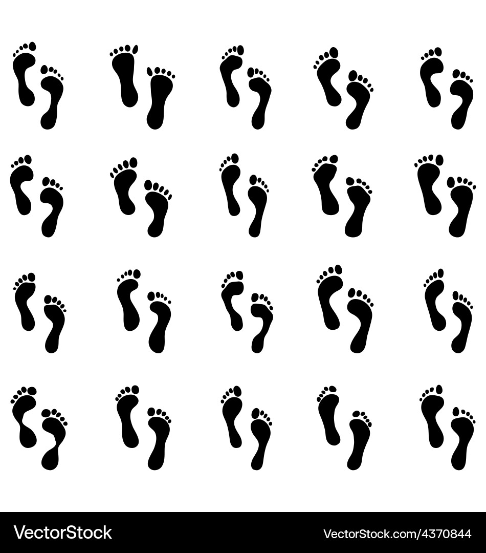 Human feet Royalty Free Vector Image - VectorStock