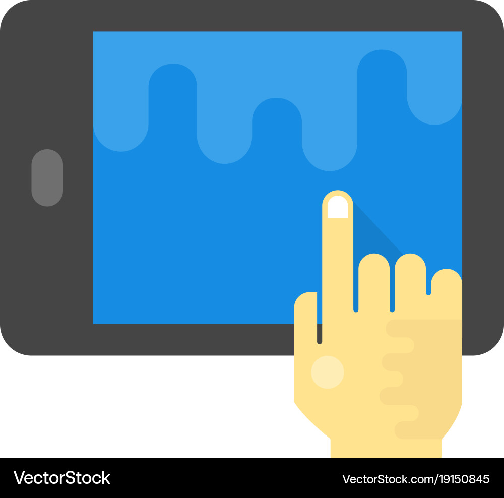 Digital tablet Royalty Free Vector Image - VectorStock