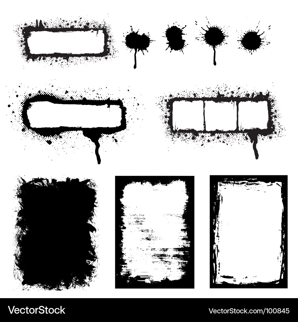 Grunge Texture Frame Royalty Free Vector Image