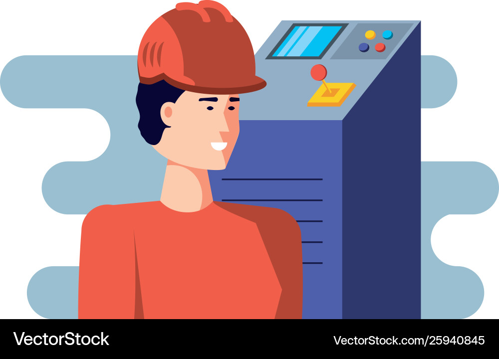 Isolated avatar professional worker design Vector Image