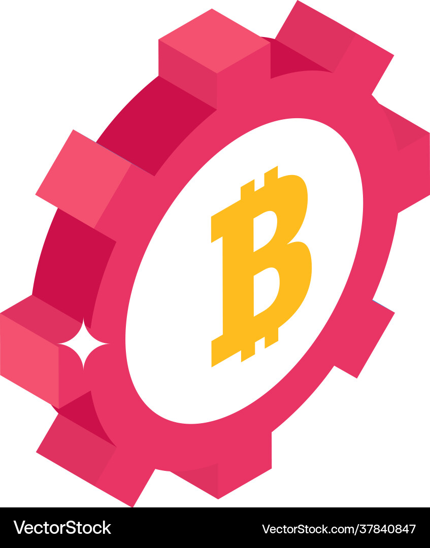 Bitcoin management Royalty Free Vector Image - VectorStock