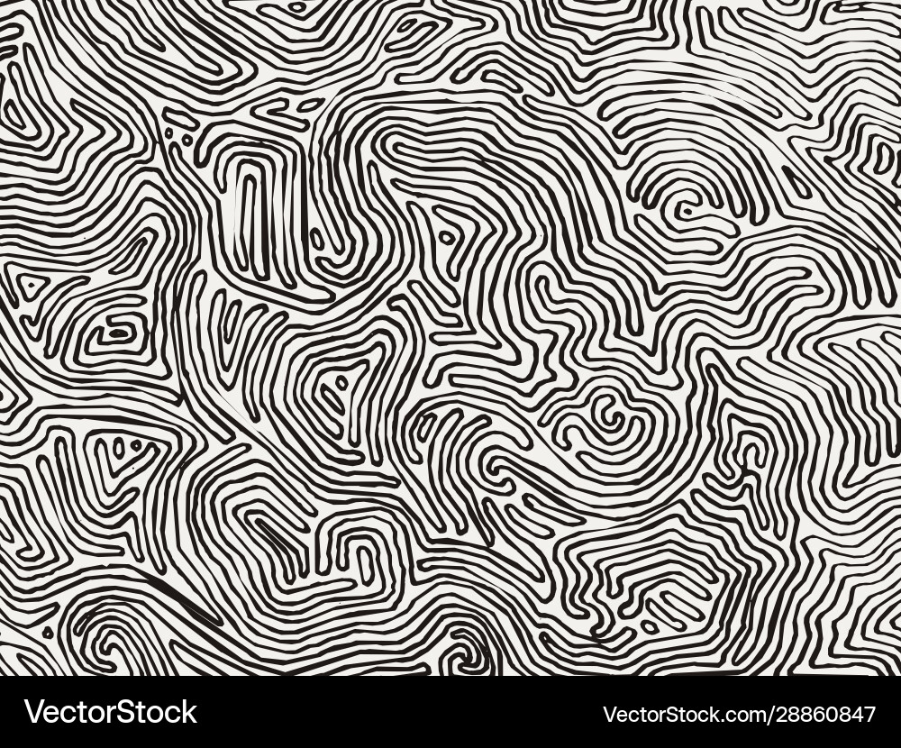 Monochrome Muster gebogene Linien schwarz und weiß