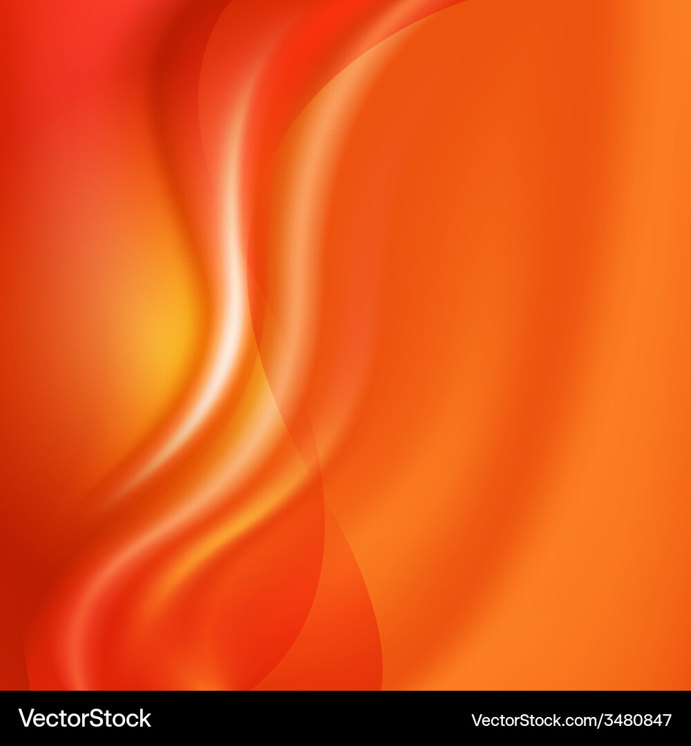 Orange background with line Royalty Free Vector Image