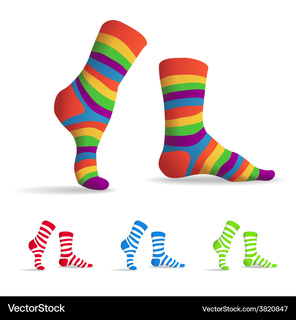 Socks Royalty Free Vector Image - VectorStock