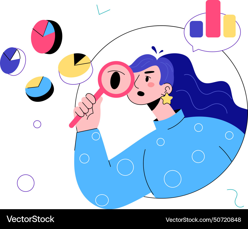 Data analytics Royalty Free Vector Image - VectorStock