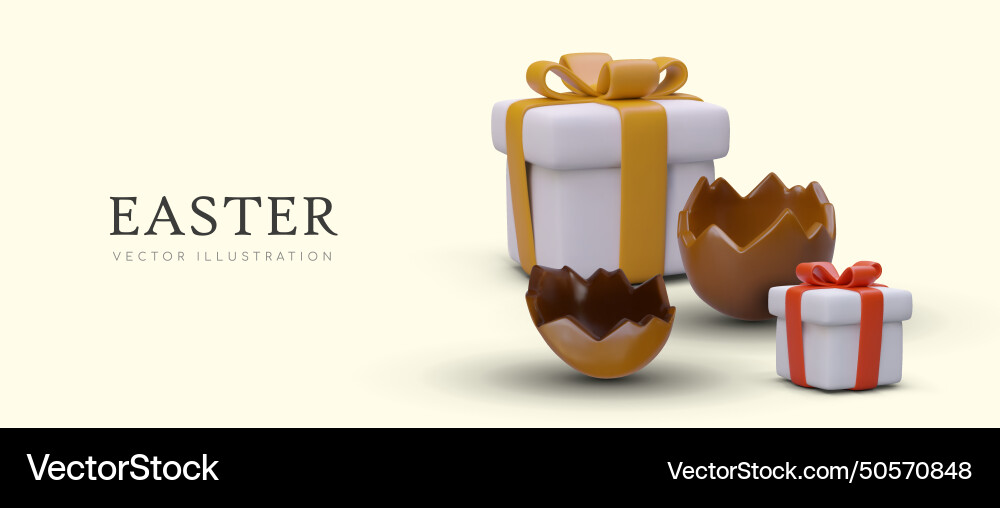 Gifts for easter generous promotional offer Vector Image