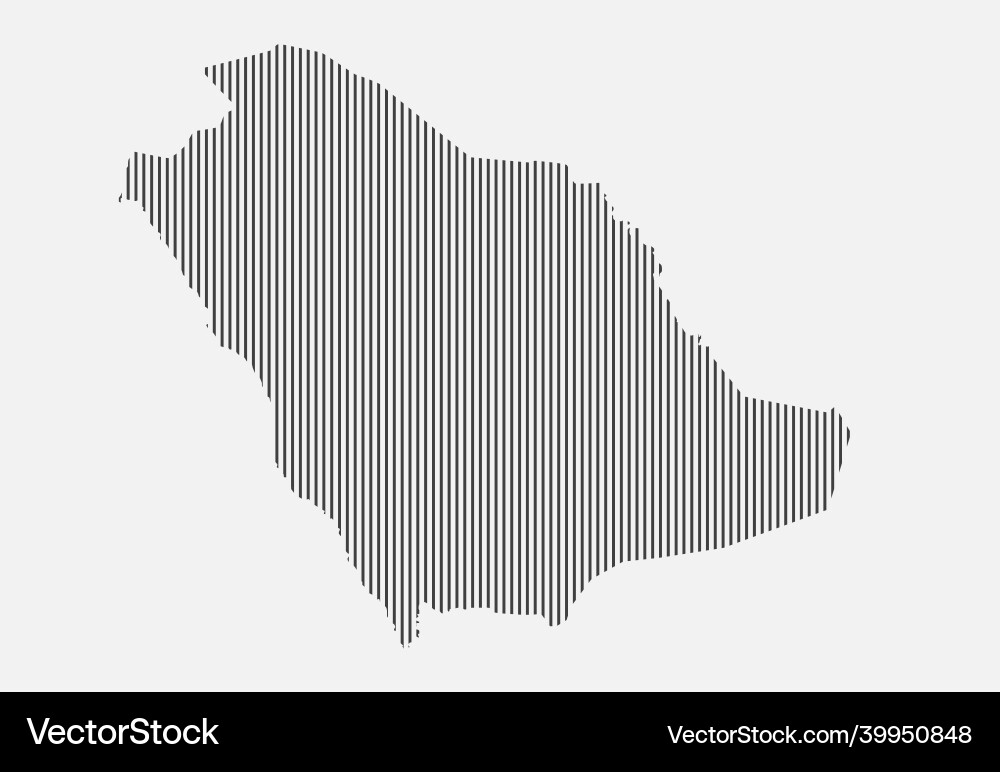 Map saudi arabia template asia country Royalty Free Vector
