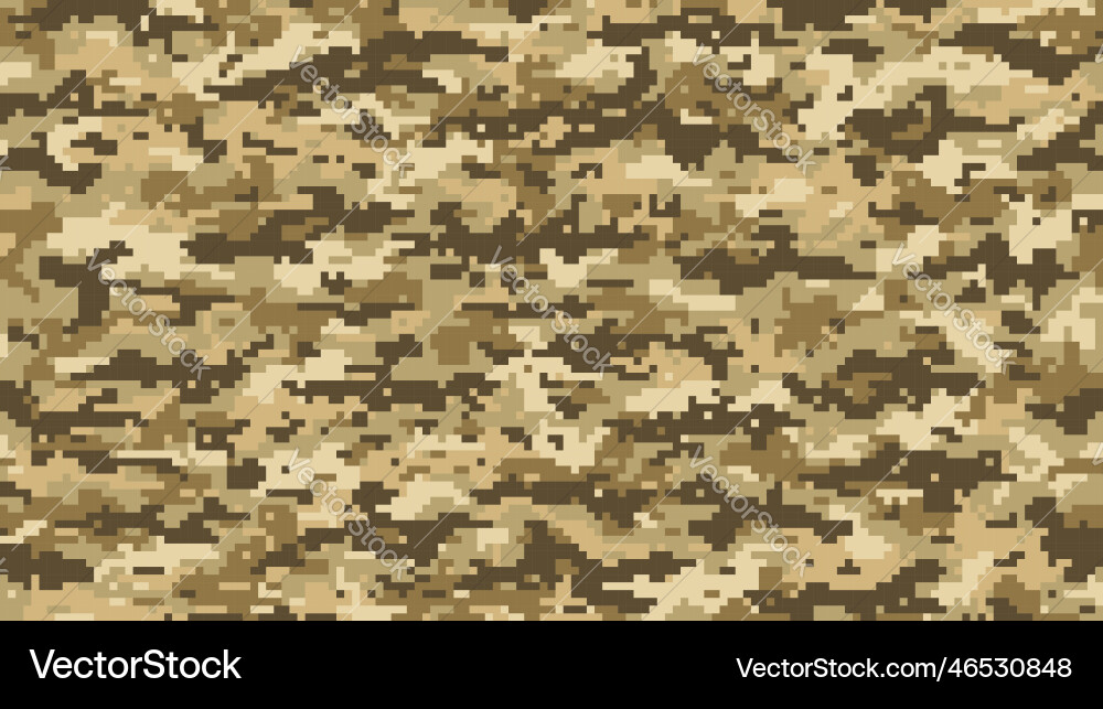 Pixelated Sand Camo Royalty Free Vector Image - VectorStock