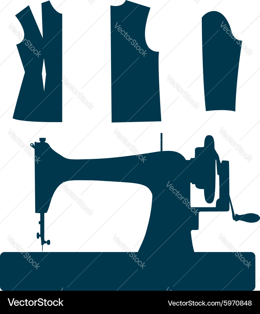 Sewing machine Royalty Free Vector Image - VectorStock