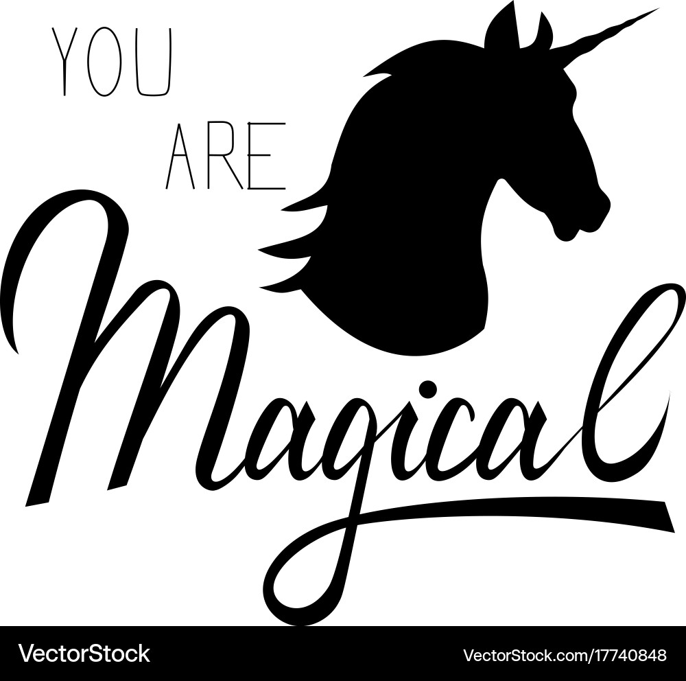 Unicorn mythical horse Royalty Free Vector Image