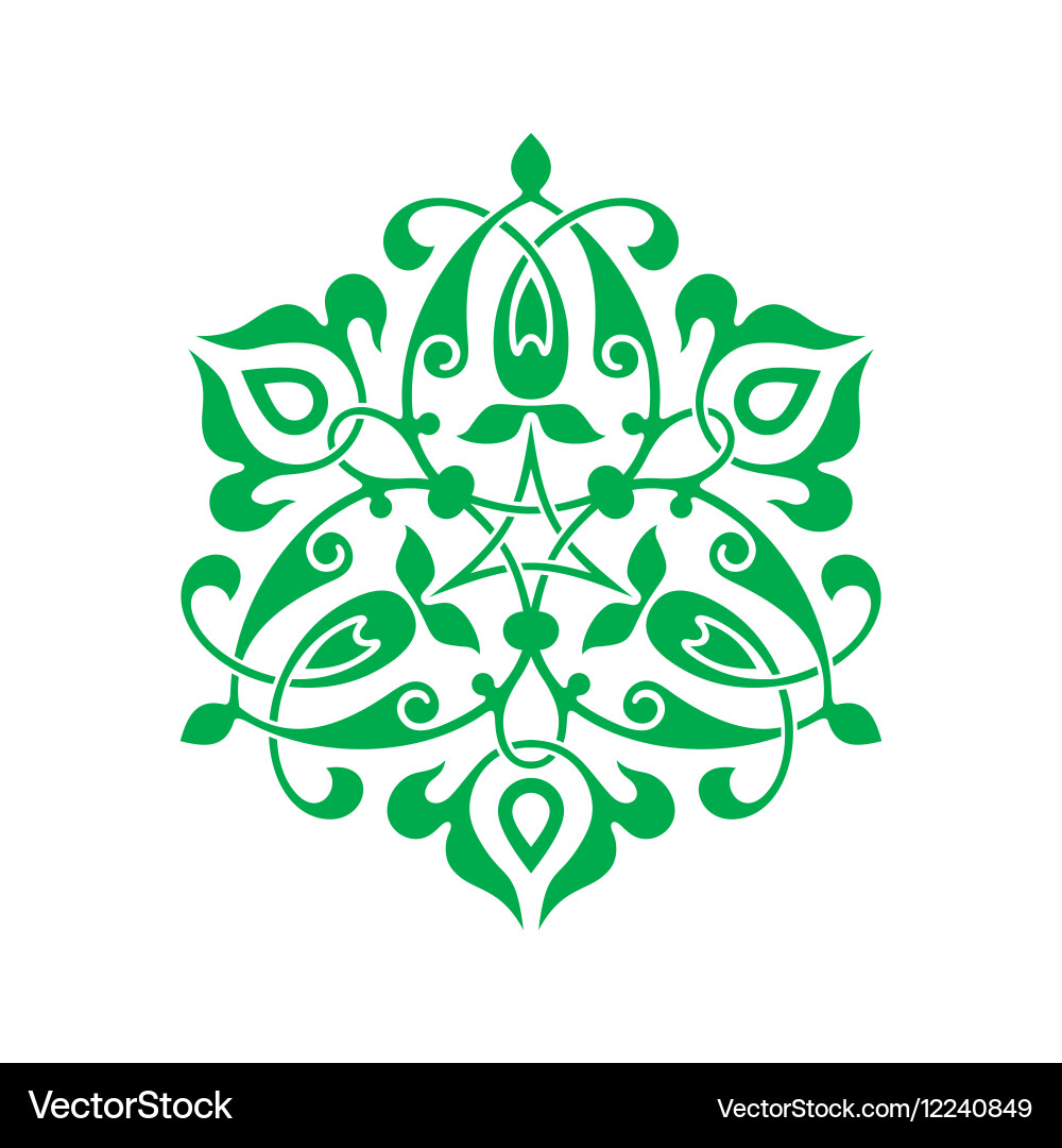 Arabesque decor Royalty Free Vector Image - VectorStock