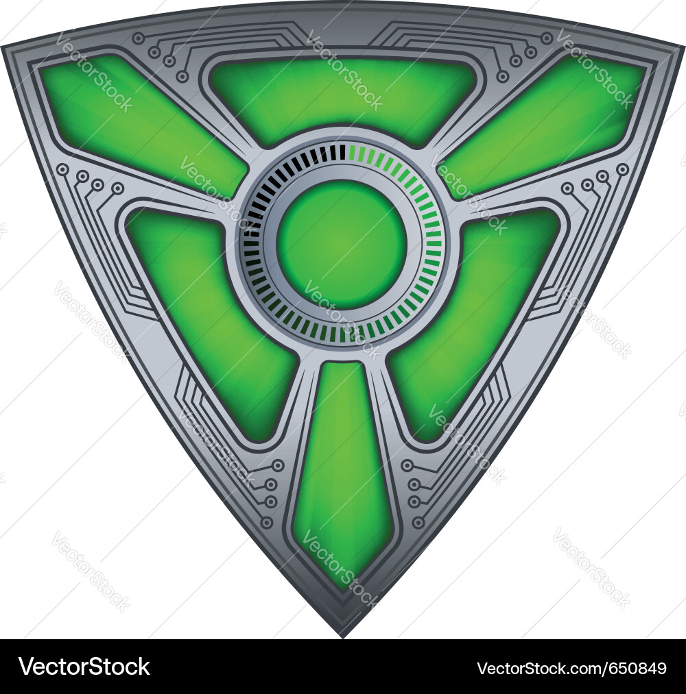 Fiction shield Royalty Free Vector Image - VectorStock