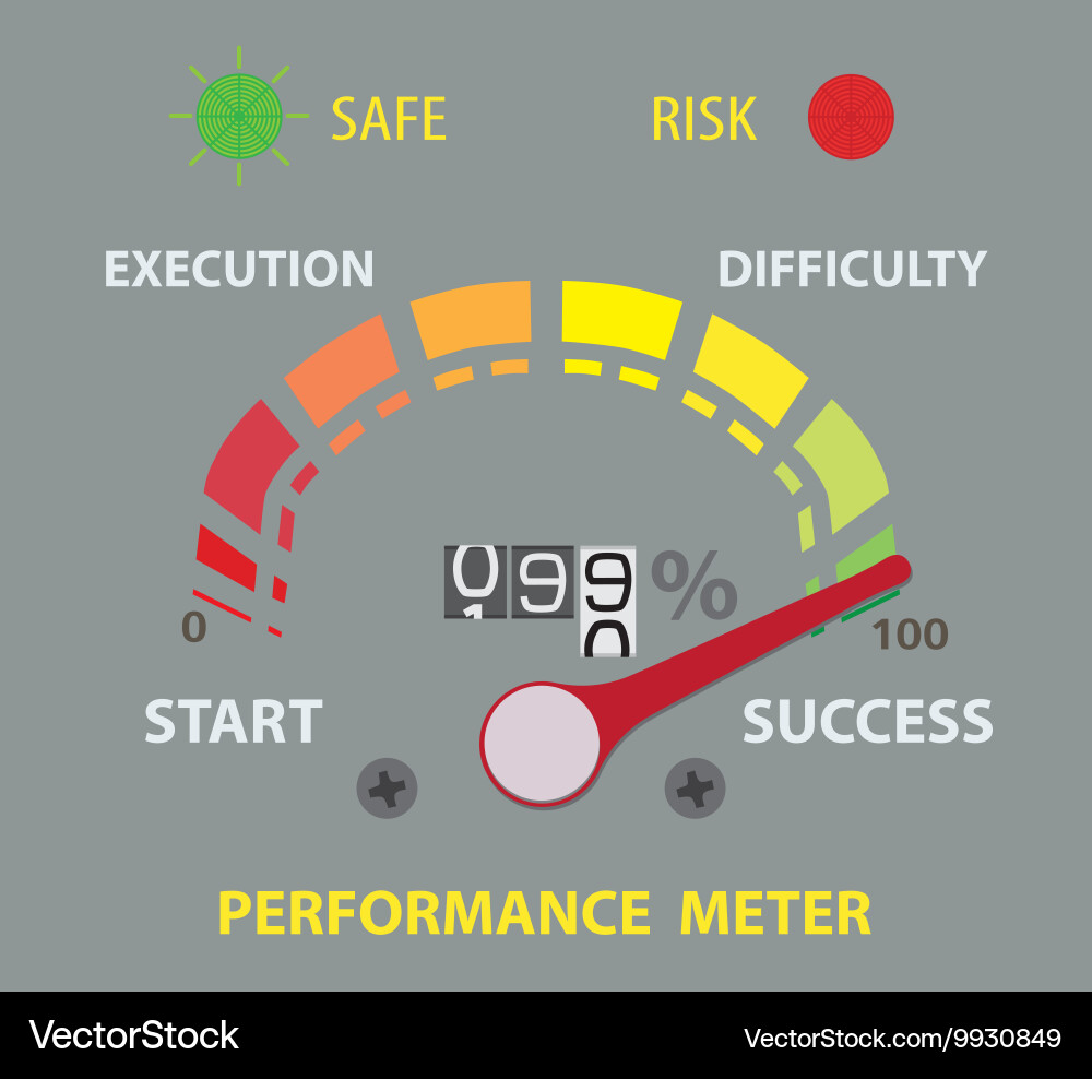 Success performance Royalty Free Vector Image - VectorStock