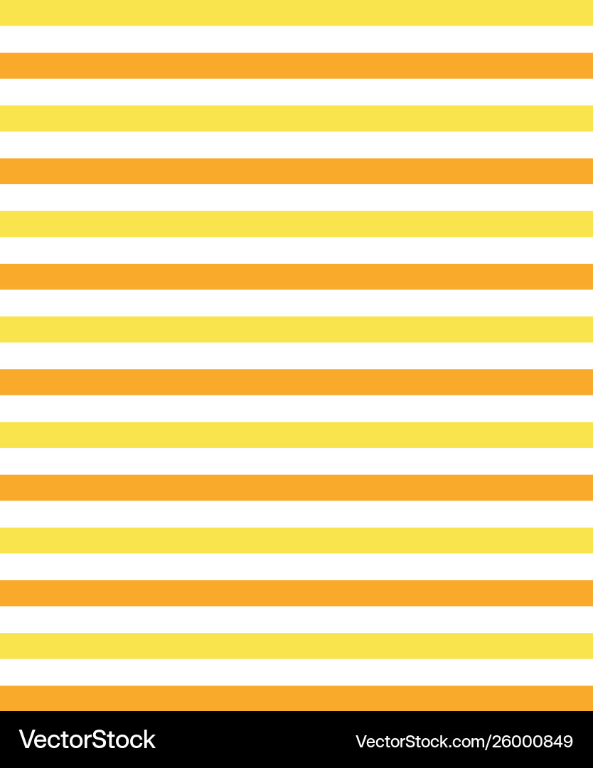 Whiteyellow and orange horizontal stripe pattern Vector Image