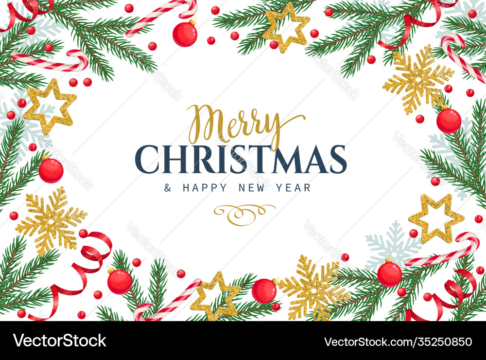 Christmas template background Royalty Free Vector Image
