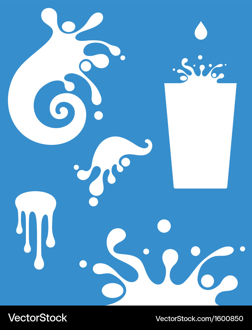 Milk Royalty Free Vector Image - VectorStock