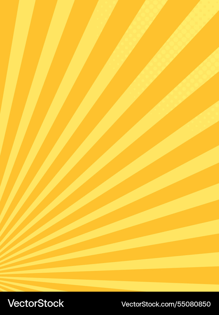 Radiating from the bottom left corner a vibrant Vector Image