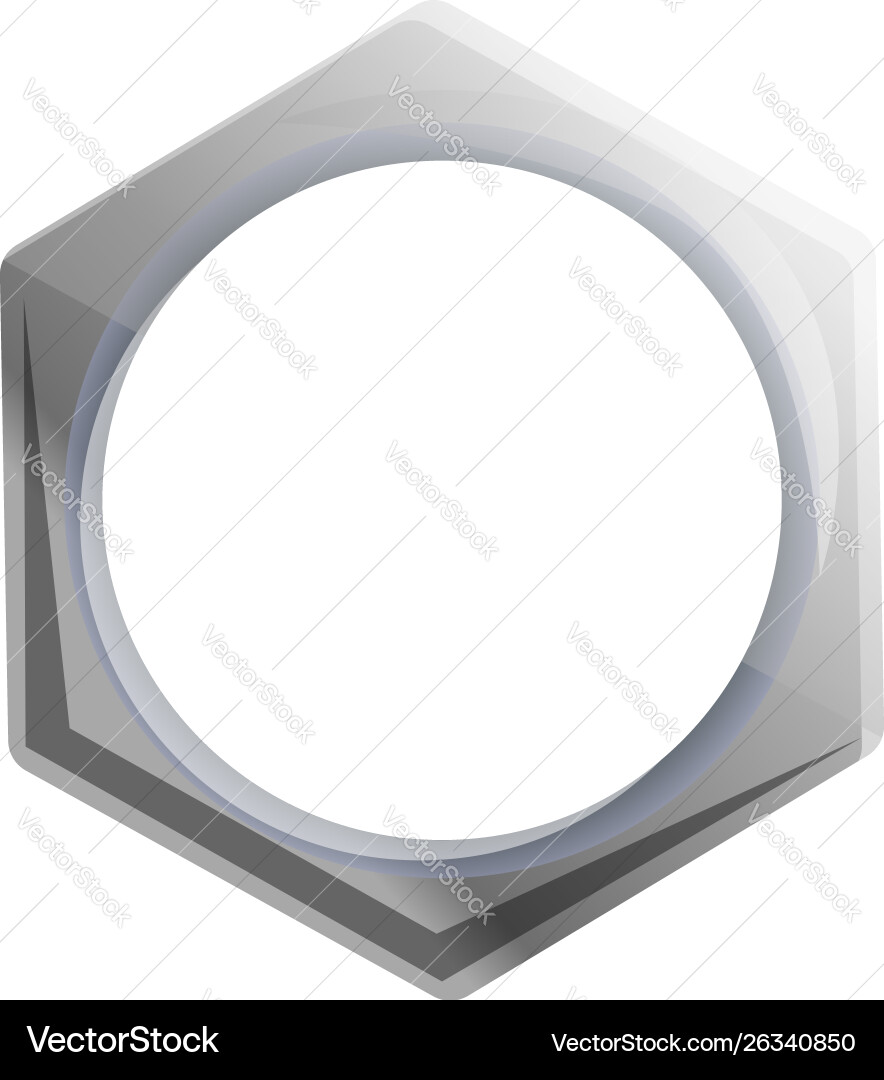 Screw bolt icon cartoon style Royalty Free Vector Image