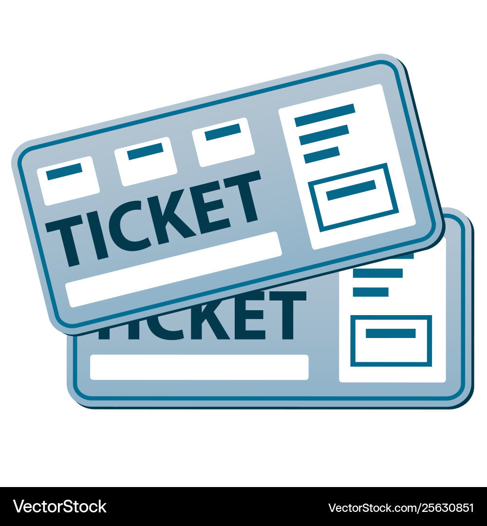Pass tickets template Royalty Free Vector Image