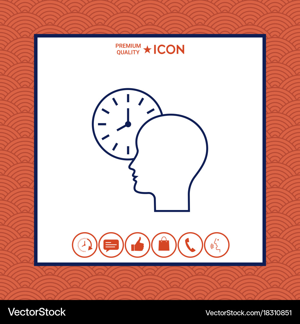 Personal schedule time management person Vector Image