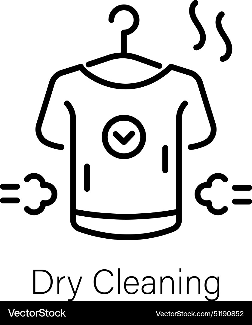 Dry cleaning Royalty Free Vector Image - VectorStock