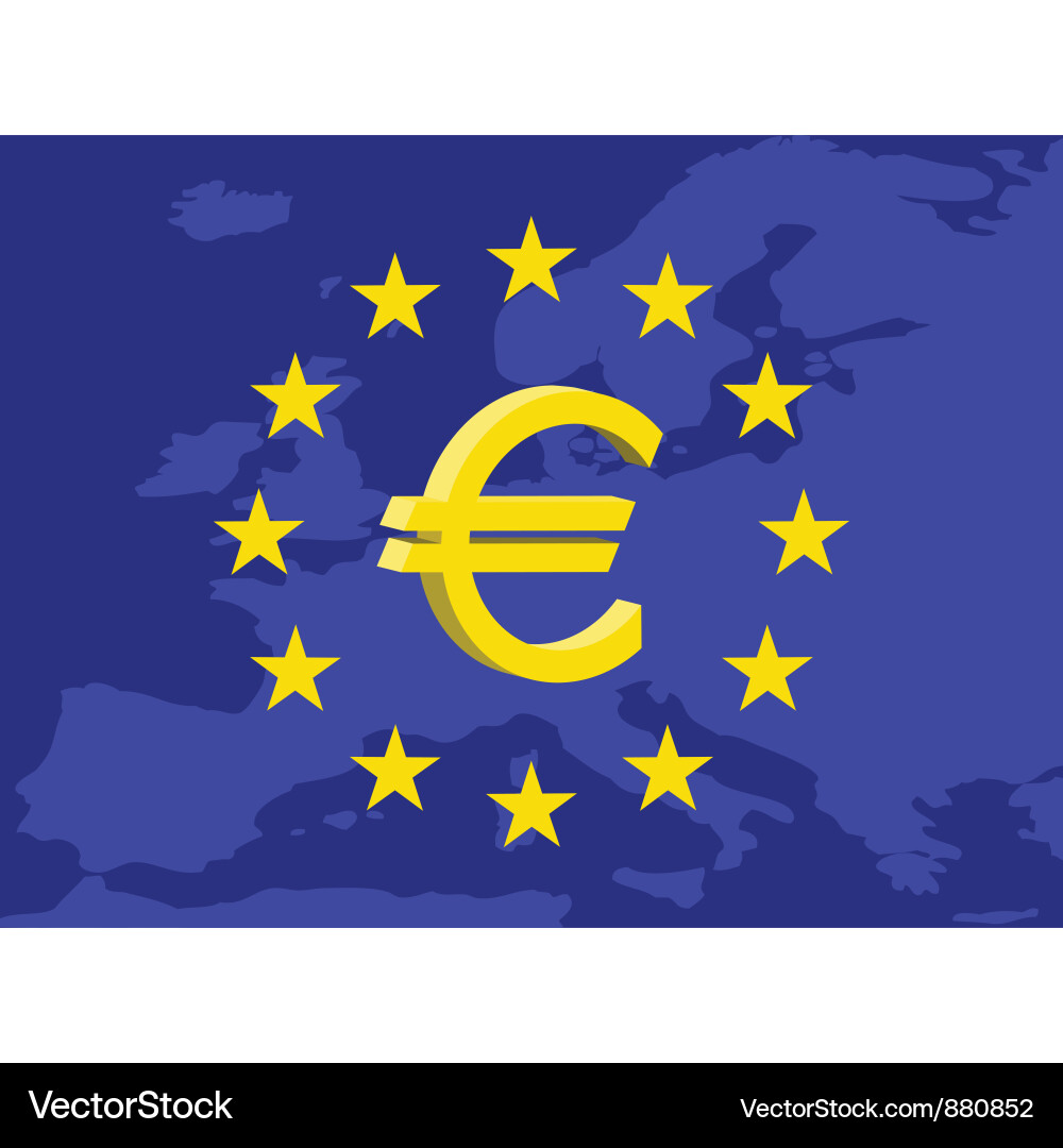 Euro currency Royalty Free Vector Image - VectorStock