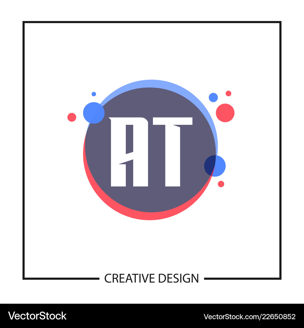 Initial letter at logo template design Royalty Free Vector