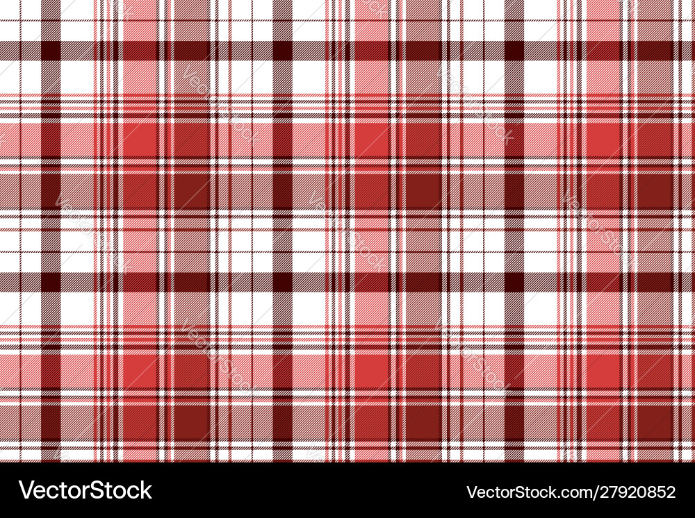 Red & White Check Textile Pattern Royalty Free Vector