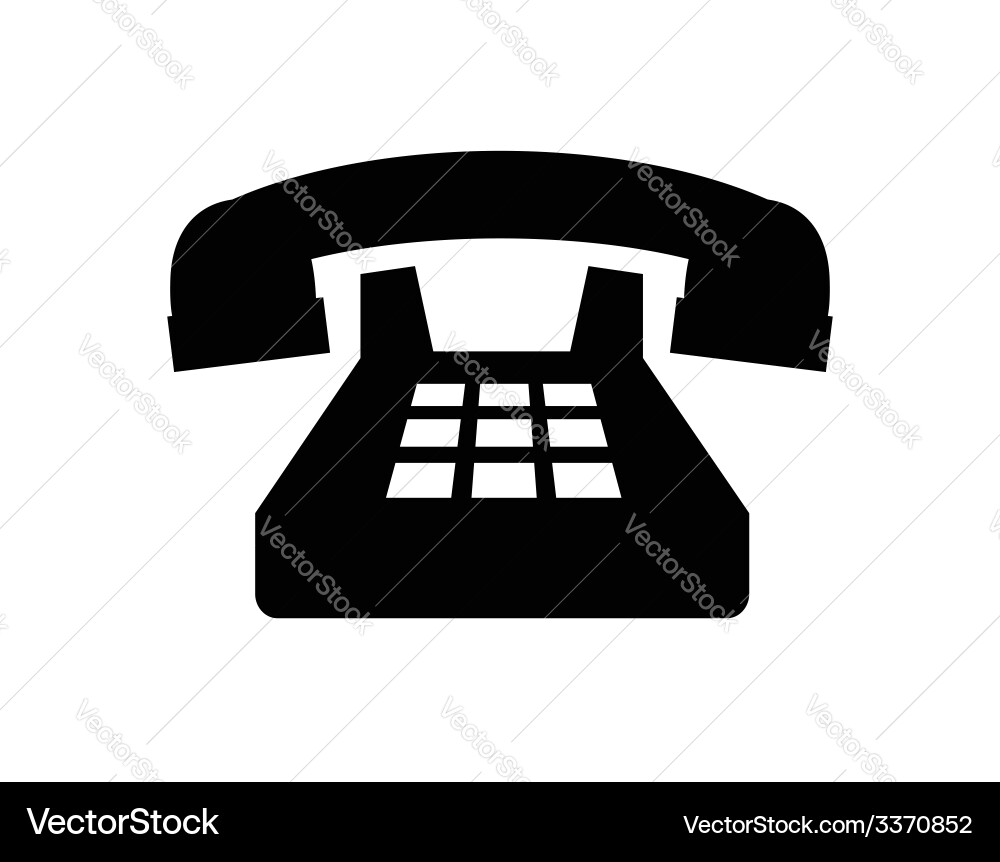 Telefon Icon Lizenzfreies Vektorbild - VectorStock