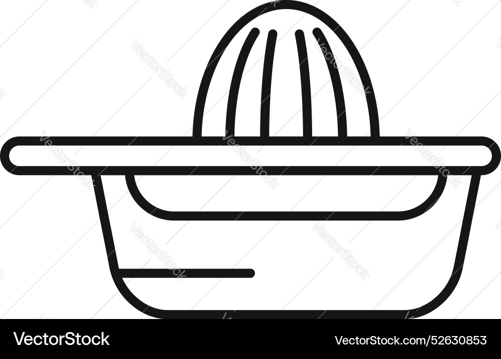 Citrus juicer pressing making fresh juice Vector Image