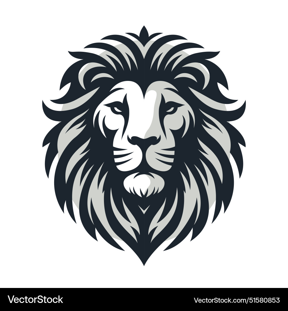 Lion head Royalty Free Vector Image - VectorStock