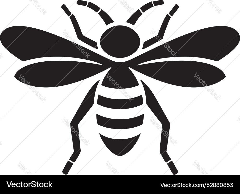 Tarantula hawk in flight insect assassin art Vector Image