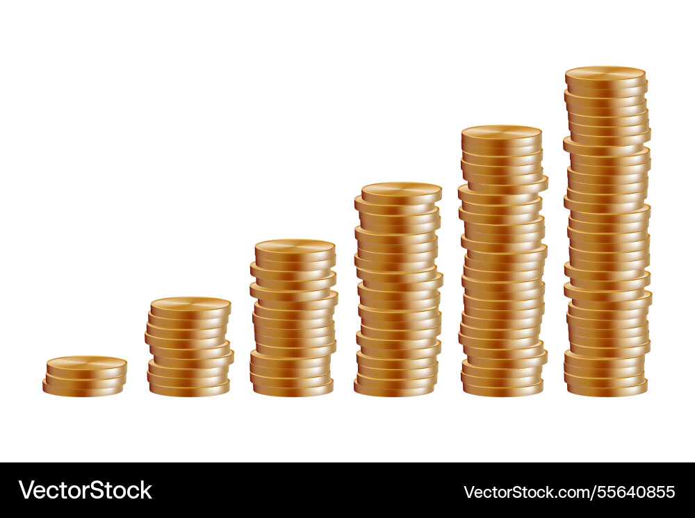 Münzstapel Goldmedaille 3d Tropfen Geld fallen Emoji