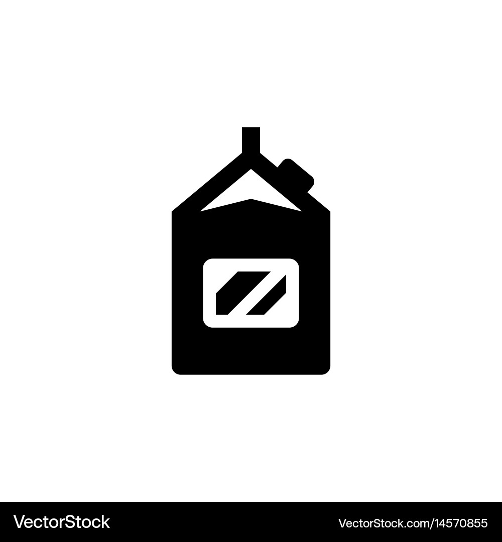 Milk product package icon Royalty Free Vector Image